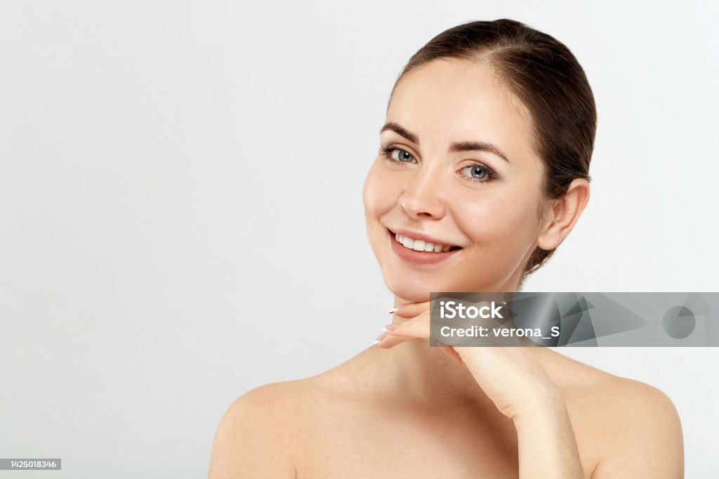 Beauty Woman Cosmetics Portrait Of Female Perfect Clean Skin Care