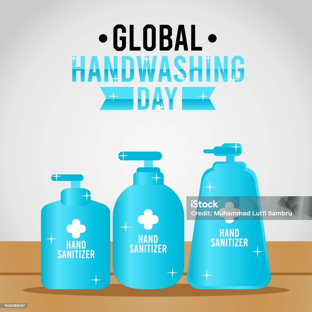 Global Handwashing Day Vector Illustration Suitable For Greeting Card