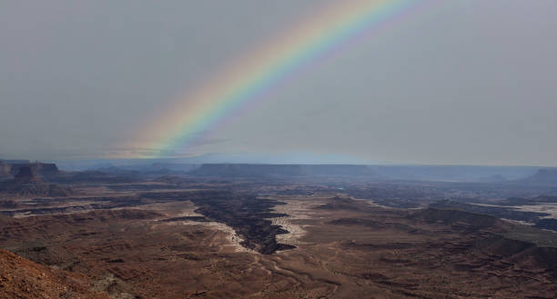 Free Stock Photo of Cliff Overlooking Rainbow | Download Free Images ...