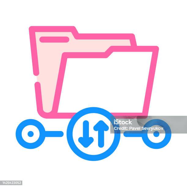 Ilustrasi Vektor Ikon Warna Folder Transfer Ilustrasi Stok - Unduh ... Ilustrasi Vektor Ikon Warna Folder Transfer Ilustrasi Stok - Unduh ...