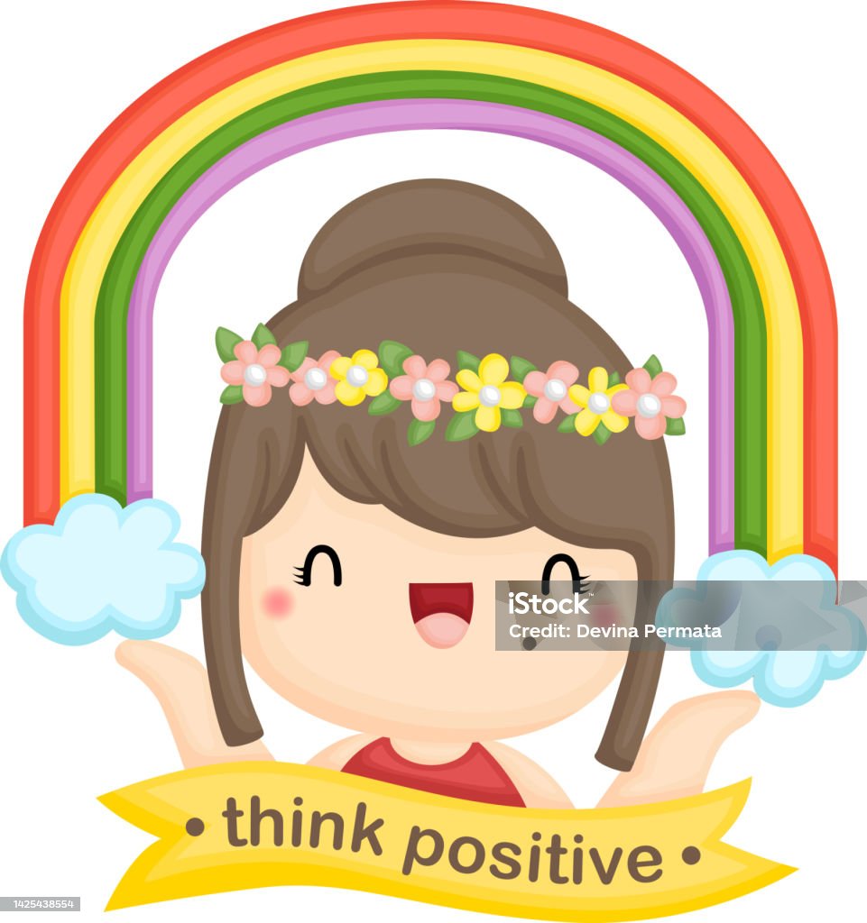 Ilustración De Pensamiento Positiva Y Más Vectores Libres De Derechos