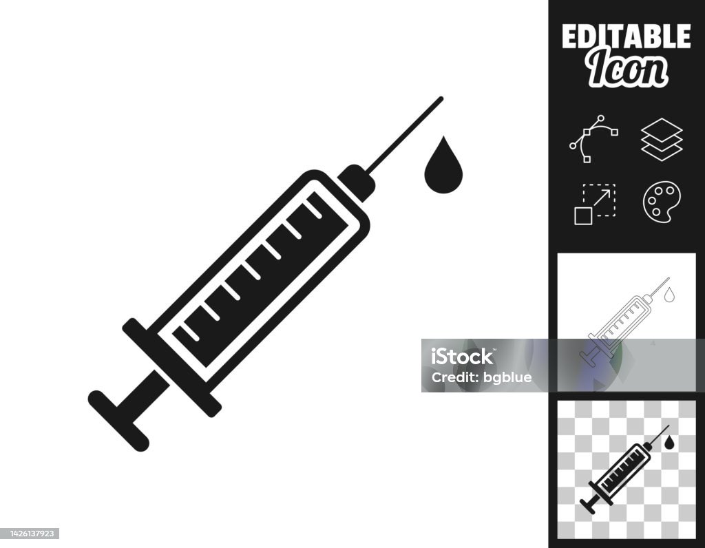 Injection De Seringue Vaccination Icône Pour Le Design Facilement