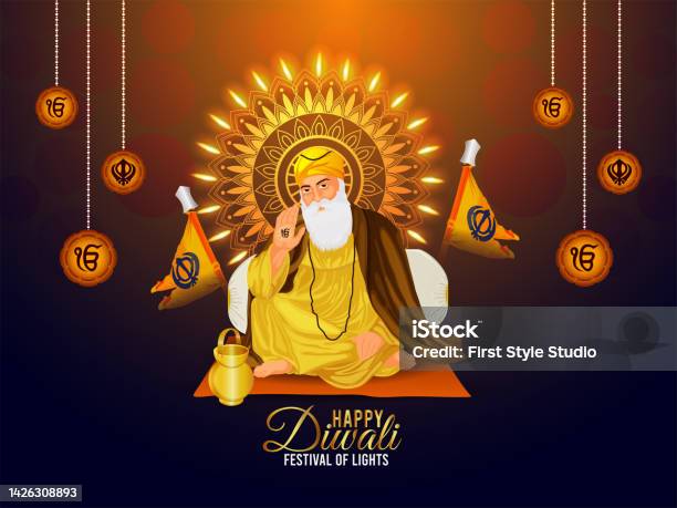 Kartu Ucapan Perayaan Guru Nanak Jayanti Dengan Ilustrasi Vektor ... Kartu Ucapan Perayaan Guru Nanak Jayanti Dengan Ilustrasi Vektor ...