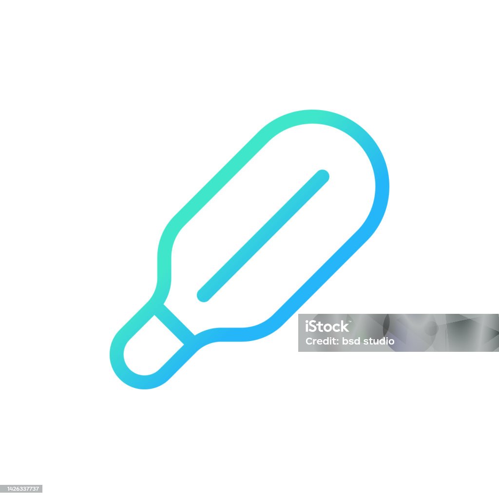 Medizinisches Thermometer Pixel Perfekter Farbverlauf Lineares Uisymbol ... Medizinisches Thermometer Pixel Perfekter Farbverlauf Lineares Uisymbol ...