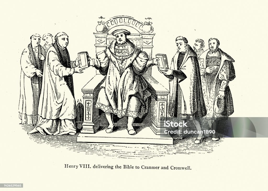Raja Henry Viii Mengirimkan Alkitab Kepada Cranmer Dan Cromwell Sejarah