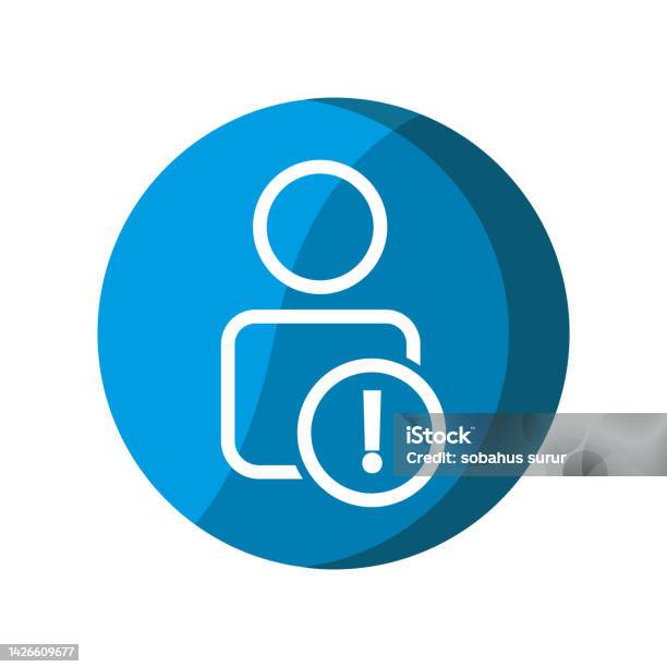 Utilisateur Avec Icône De Point Dexclamation Symbole Dinformation