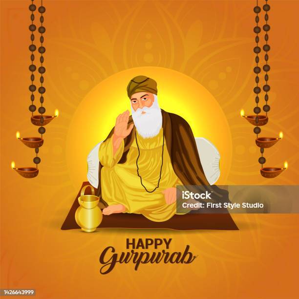 Ilustrasi Vektor Guru Nanak Dev Ji Untuk Guru Bahagia Nanak ... Ilustrasi Vektor Guru Nanak Dev Ji Untuk Guru Bahagia Nanak ...