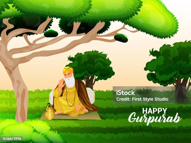 Kartu Ucapan Selamat Perayaan Guru Nanak Jayanti Dengan Ilustrasi ... Kartu Ucapan Selamat Perayaan Guru Nanak Jayanti Dengan Ilustrasi ...