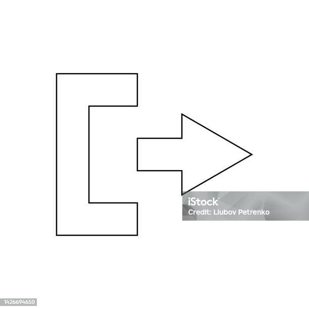 Export Icon Logout Exit Arrow Log Out File Stock Illustration ... Export Icon Logout Exit Arrow Log Out File Stock Illustration ...