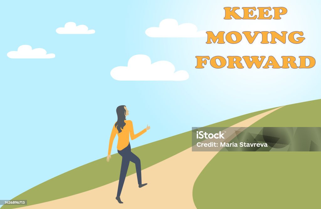 Keep Moving Forward Stock Illustration - Download Image Now - Adult ... Keep Moving Forward Stock Illustration - Download Image Now - Adult ...