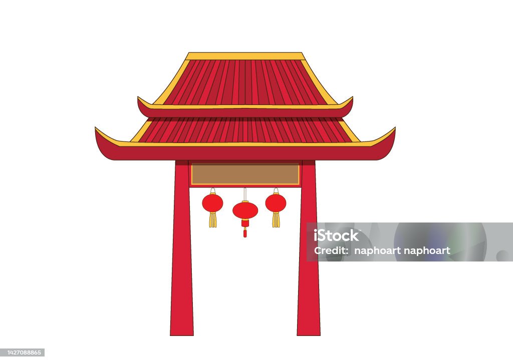 Façade De Porte Design En Porcelaine Sur Fond Blanc Vecteur