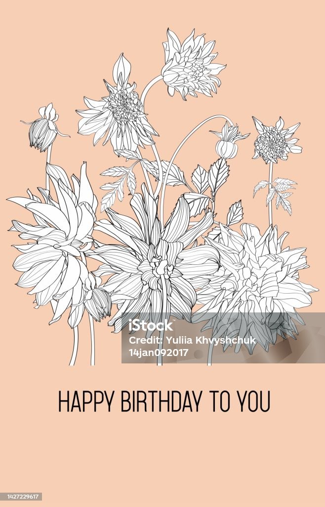 Conception De Modèle De Carte Dinvitation Danniversaire Botanique