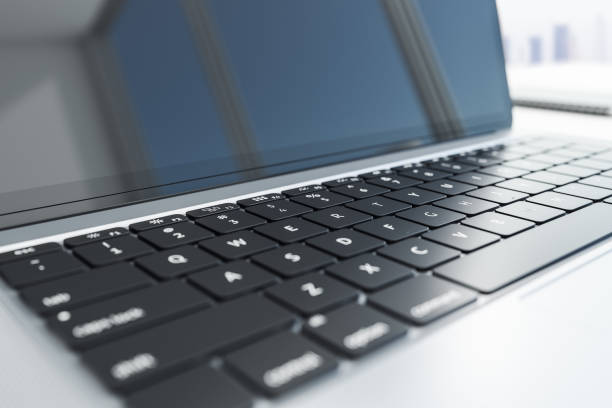 Free Stock Photo of Close-up view of a modern laptop keyboard with ...