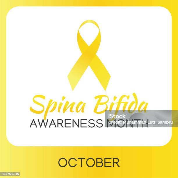 Spina Bifida Awareness Month Vector Illustration Suitable For Greeting