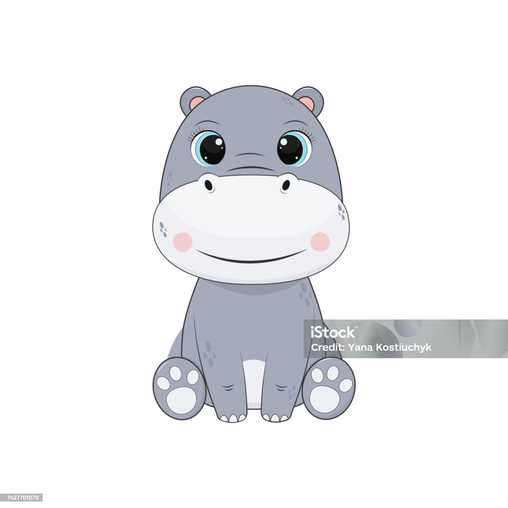 Kuda Nil Kartun Lucu Kuda Nil Dengan Latar Belakang Putih Ilustrasi ... Kuda Nil Kartun Lucu Kuda Nil Dengan Latar Belakang Putih Ilustrasi ...
