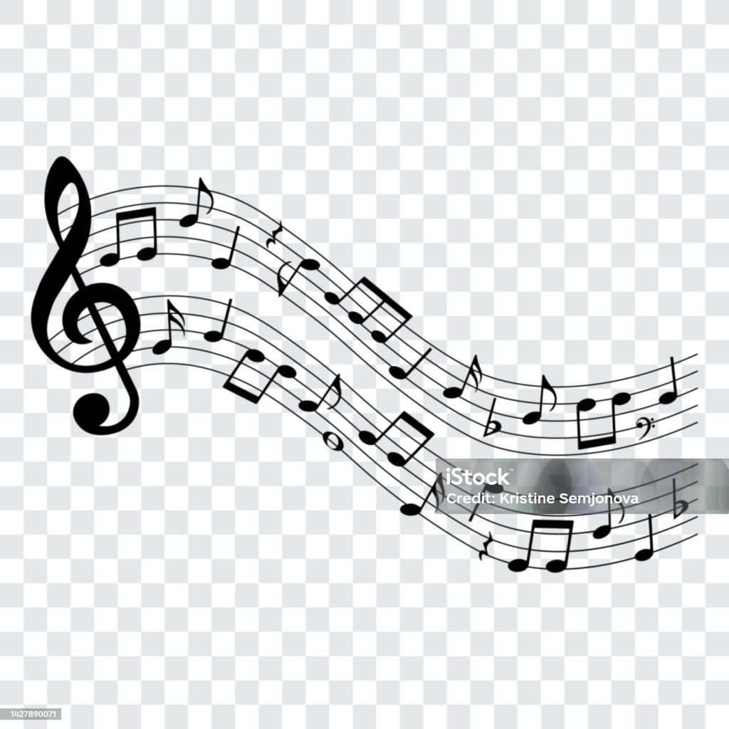 Music Notes Abstract Musical Design Element Vector Illustration Stock ... Music Notes Abstract Musical Design Element Vector Illustration Stock ...