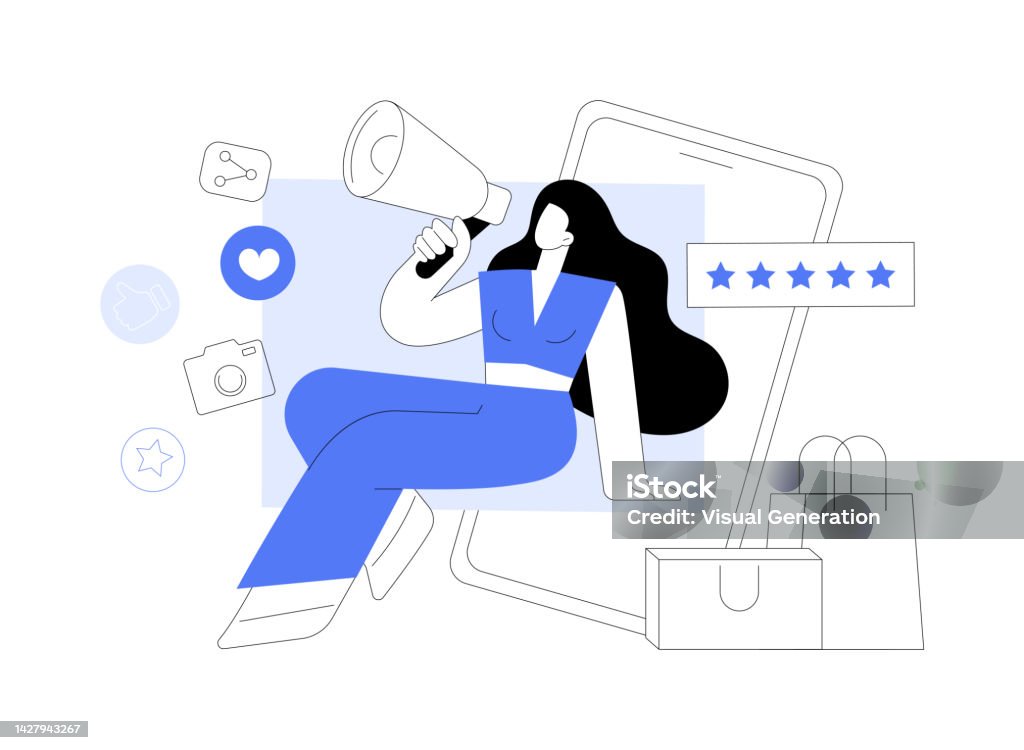 Brand Ambassador Abstract Concept Vector Illustration Stock