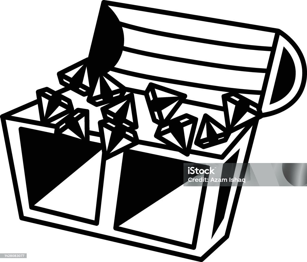 Konsep Peti Harta Karun Kuno Desain Ikon Vektor Kotak Kayu Harta Karun ... Konsep Peti Harta Karun Kuno Desain Ikon Vektor Kotak Kayu Harta Karun ...