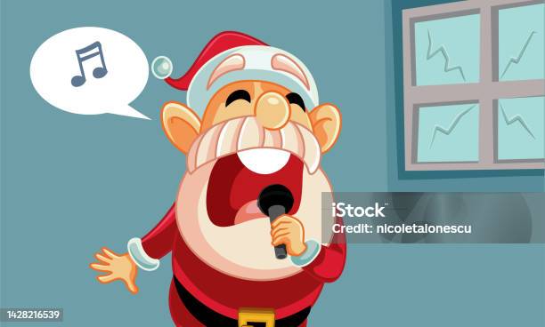 Santa Mabuk Bernyanyi Keras Memecahkan Jendela Ilustrasi Kartun Lucu ... Santa Mabuk Bernyanyi Keras Memecahkan Jendela Ilustrasi Kartun Lucu ...
