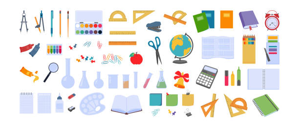 Free Stock Photo of Office stationery items vector | Download Free ...