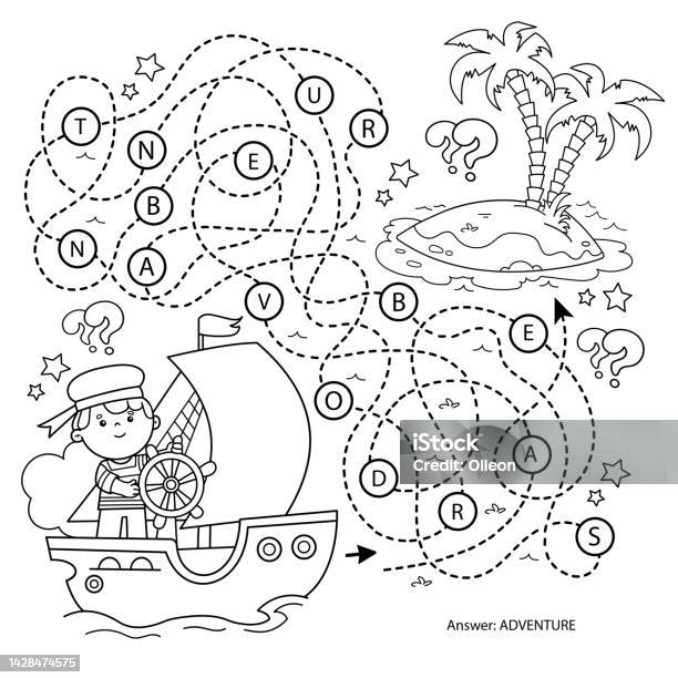 Labyrinthe Ou Jeu De Labyrinthe Puzzle Route Enchevêtrée Dessin À