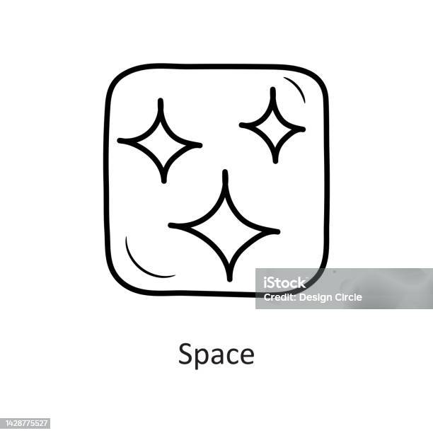 Contour Vectoriel Spatial Illustration De Conception Dicônes Symbole