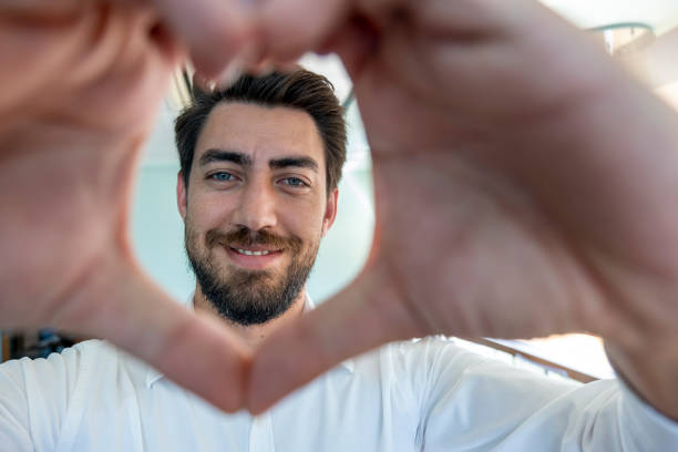Free Stock Photo of Man Making Heart Shape With Hands | Download Free ...