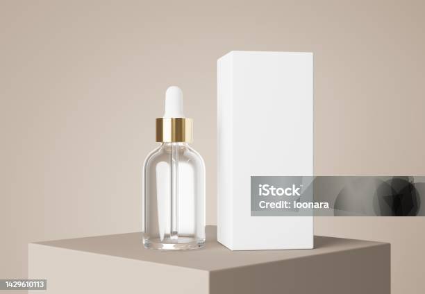 Botol Penetes Serum Kosmetik Dan Kotak Render 3d Kemasan Produk ... Botol Penetes Serum Kosmetik Dan Kotak Render 3d Kemasan Produk ...