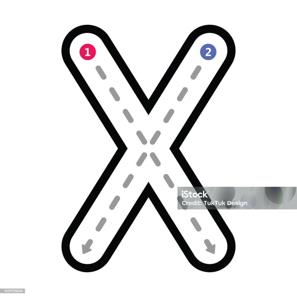 Tracing Alphabet Uppercase Capital Letter X Prewriting Dotted Line ... Tracing Alphabet Uppercase Capital Letter X Prewriting Dotted Line ...