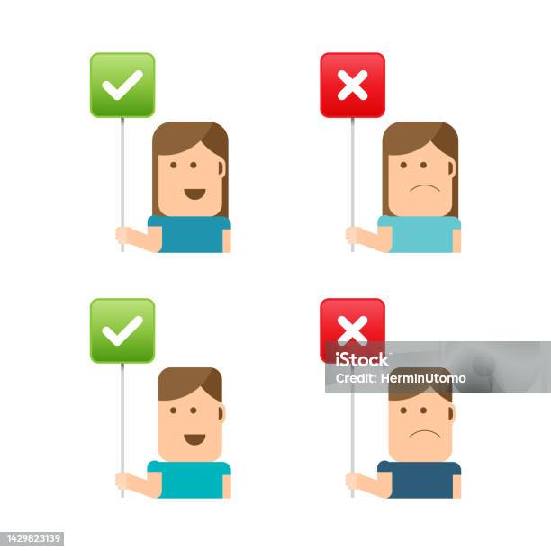 Yea And Nay Signs Cartoon Stock Illustration - Download Image Now ... Yea And Nay Signs Cartoon Stock Illustration - Download Image Now ...