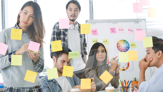 Keragaman Tim Brainstorming Kelompok Multi Etnis Dengan Pertemuan Mitra