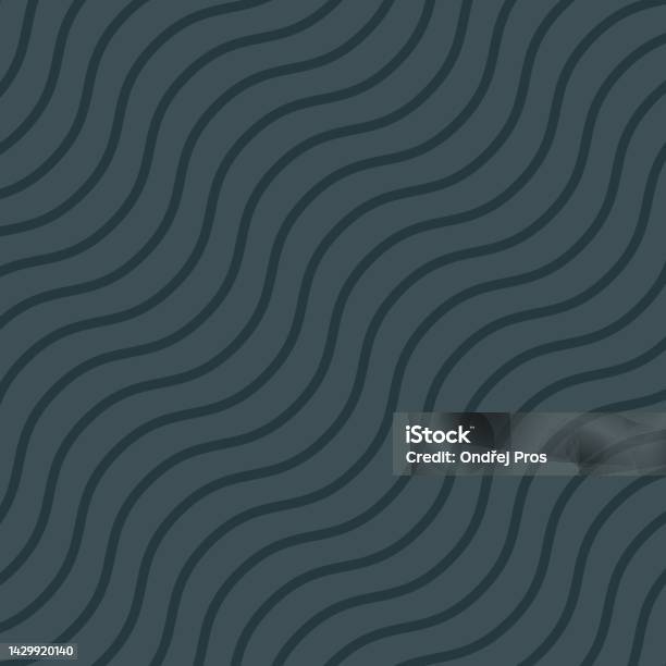 Curve Repeat Line Pattern Graphic Abstract Retro Template Art Vector