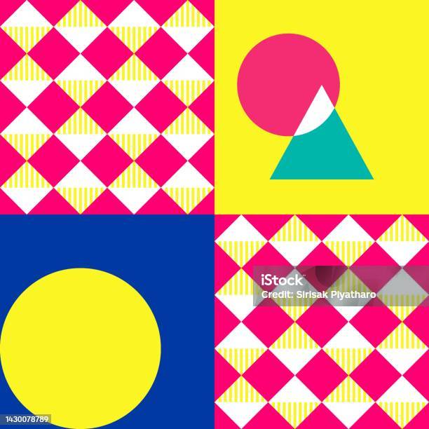 Vektor Latar Belakang Desain Geometris Modern Untuk Brosur Spanduk Web