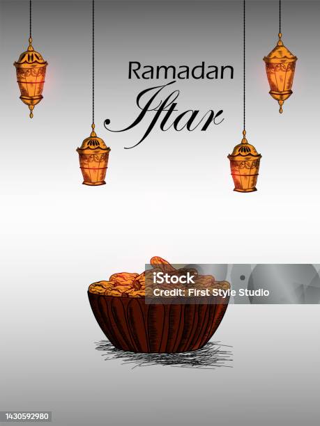 Pesta Berbuka Puasa Atau Latar Belakang Mubarak Ramadhan Dengan Lampion ... Pesta Berbuka Puasa Atau Latar Belakang Mubarak Ramadhan Dengan Lampion ...