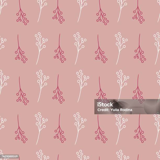 Seamless Pattern With Boho Elements Neutral Design For Fabric And