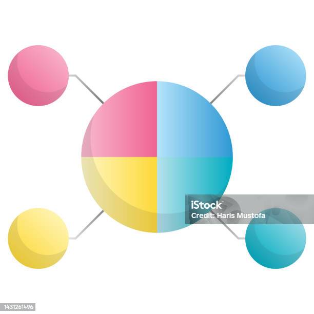 Illustration Vectorielle De Modèle De Conception Dicône Infographique