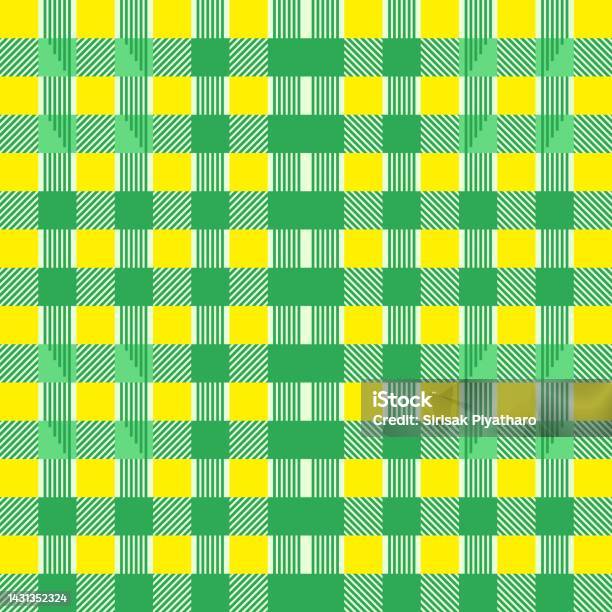 Pola Kotakkotak Hijau Kuning Pastel Kotakkotak Dapur Kotakkotak Mulus