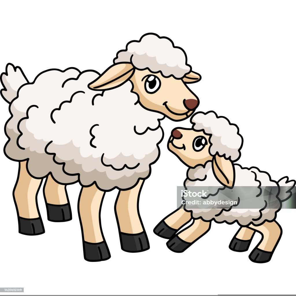 Ilustrasi Clipart Berwarna Kartun Hewan Domba Ilustrasi Stok - Unduh ... Ilustrasi Clipart Berwarna Kartun Hewan Domba Ilustrasi Stok - Unduh ...
