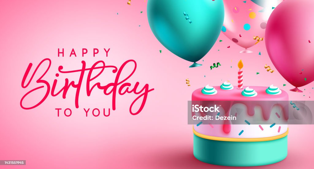 Joyeux Anniversaire Vectoriel Conception Darrièreplan Texte