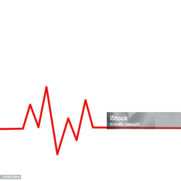 Heart Cardiogram Line Stock Illustration Download Image Now
