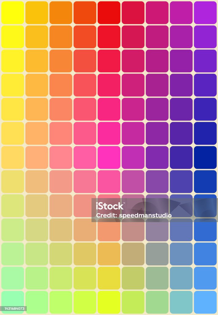 Colorful Mosaic Pattern Abstract Background 2 Stock Illustration