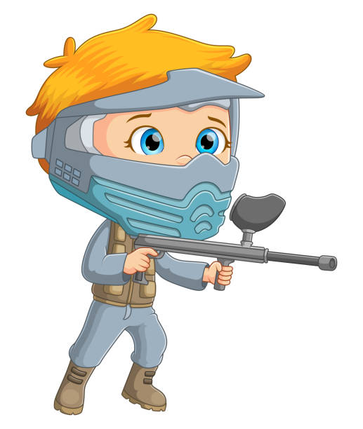 Paintball Coloring Pages