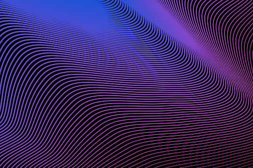 Abstract Curve Pattern Background Pattern Of Lines Vector Illustration Stock Illustration