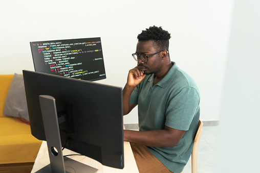 Smart Young Man Coding Stock Photo - Download Image Now - 25-29 Years ... Smart Young Man Coding Stock Photo - Download Image Now - 25-29 Years ...