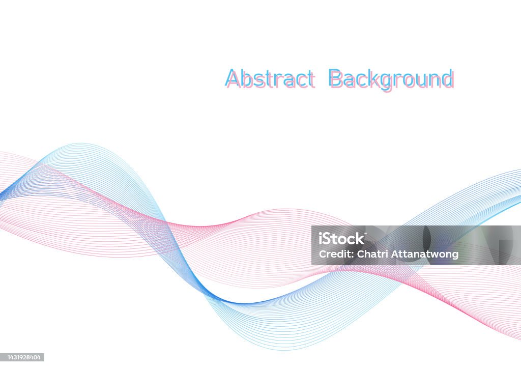 Abstract Wave Background Blue And Red Flowing Wave Line On White ... Abstract Wave Background Blue And Red Flowing Wave Line On White ...
