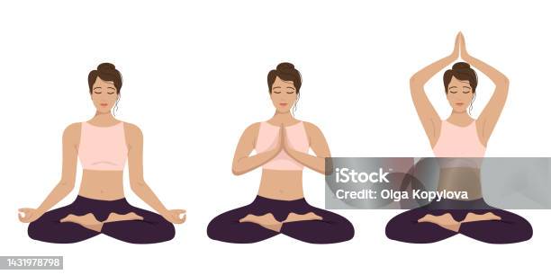 Gadisgadis Itu Duduk Dalam Posisi Teratai Ilustrasi Stok - Unduh Gambar ... Gadisgadis Itu Duduk Dalam Posisi Teratai Ilustrasi Stok - Unduh Gambar ...