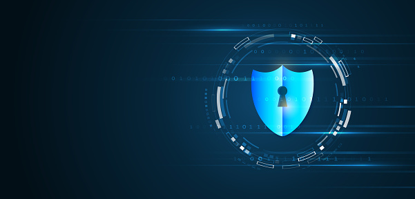 Data Security System Information Or Network Protection Cyber Security And Data Protection Shield
