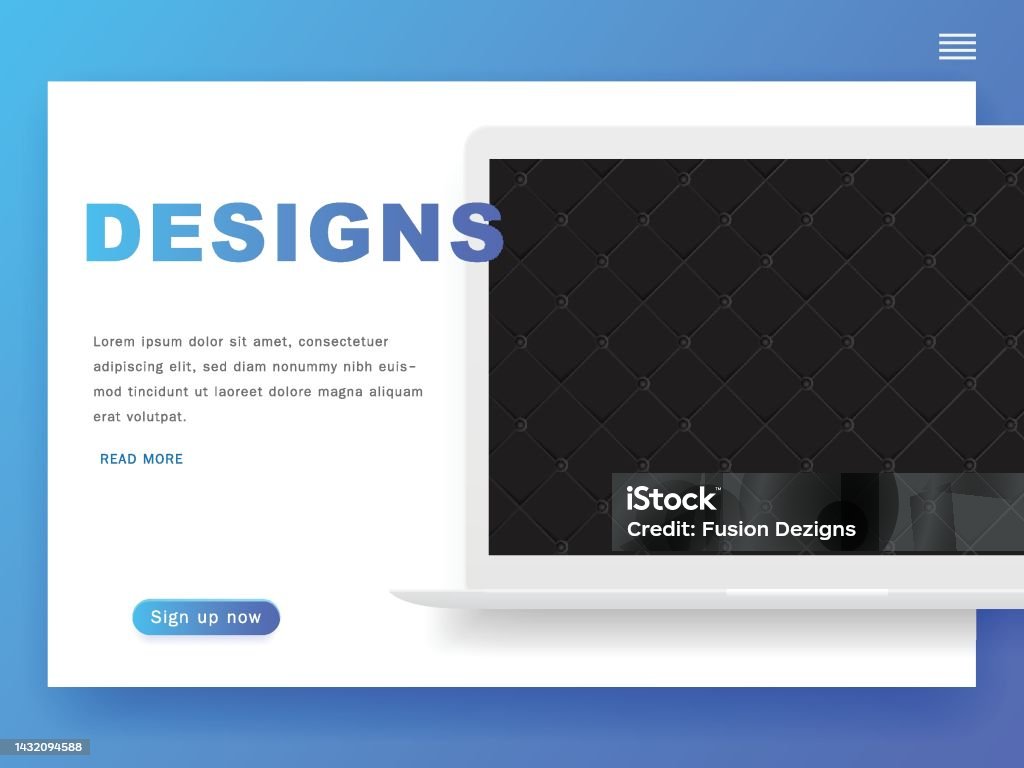 Entêtes De Modèle De Conception De Site Web Et Éléments Dinterface De
