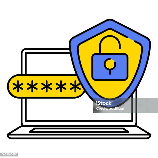 Perlindungan Data Konsep Keamanan Internet Jaringan Aman Kunci Perisai