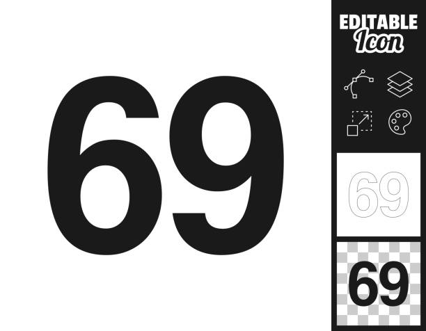 240 Number 69 Stock Illustrations Royalty Free Vector Graphics And Clip